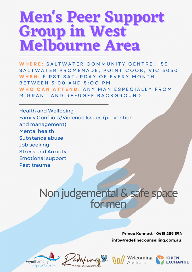 Men's Peer Support Group | Wyndham City